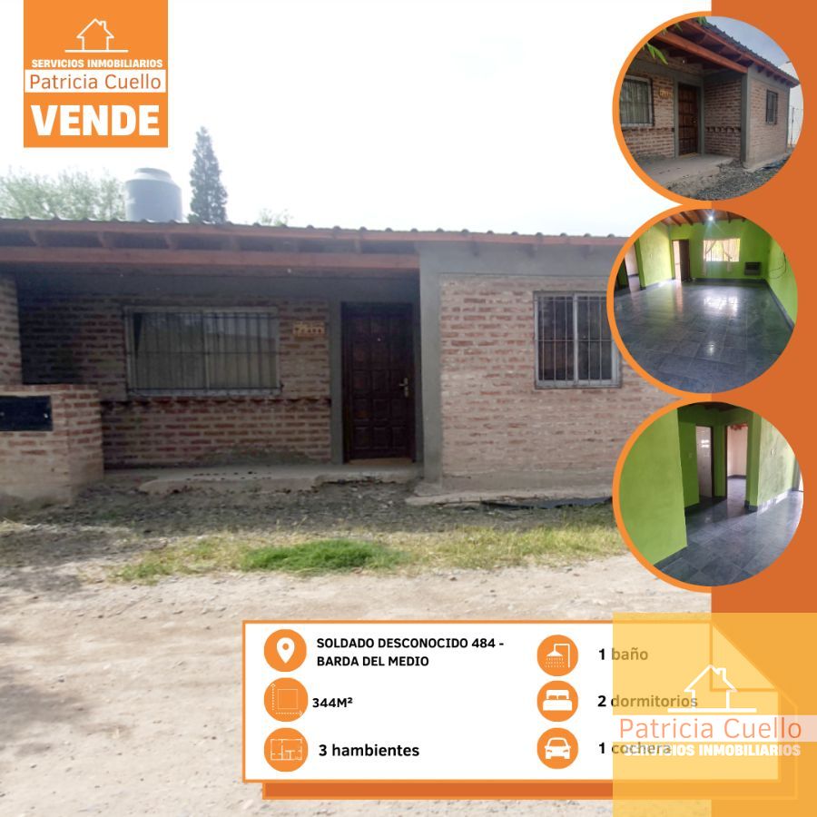 Casa en venta de 2 dormitorios c/ cochera en Barda del Medio – Inmobiliaria en Cinco Saltos ...
